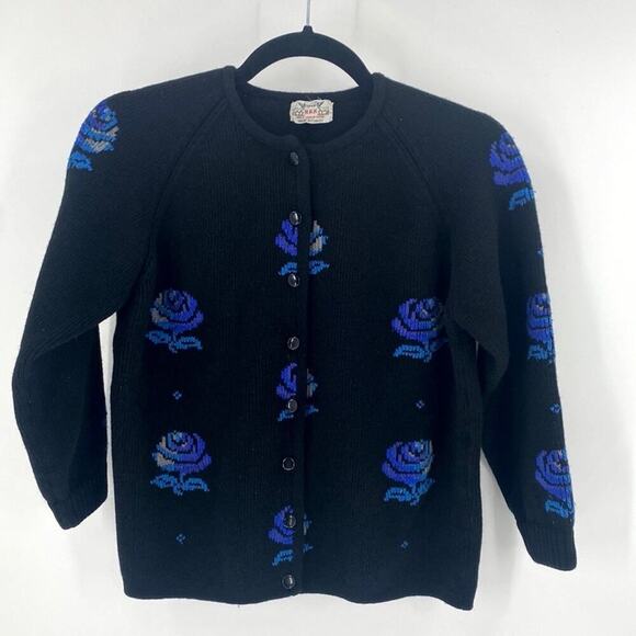 Vintage | Sweaters | Vintage Hkk Wool 6s Snap Button Sweater ...